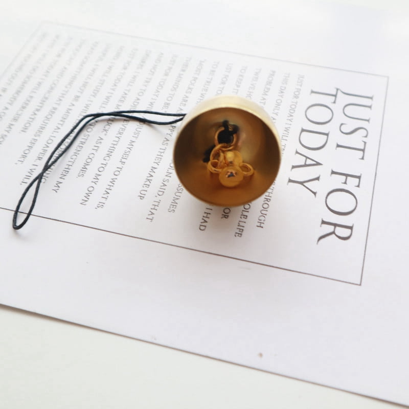 10 pc Brass Mini Altar Bells with Hanging Rope for Witchcraft Wiccan ...