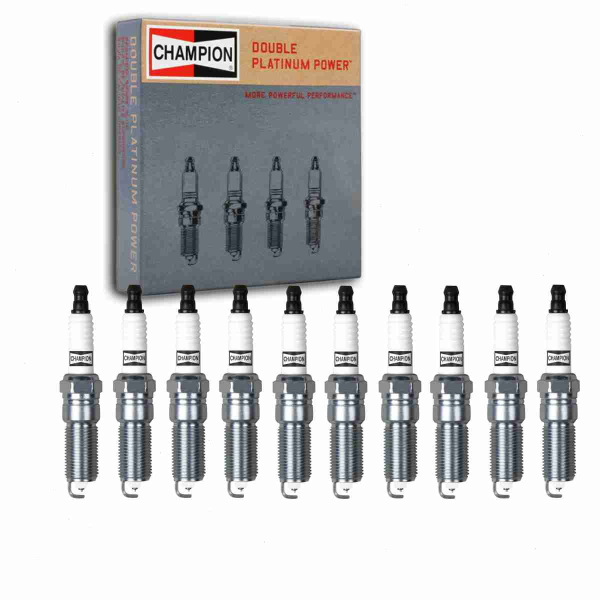 10 pc Champion 7570 Double Platinum Spark Plugs for RE14PMPB SPLZTR5A13 ...