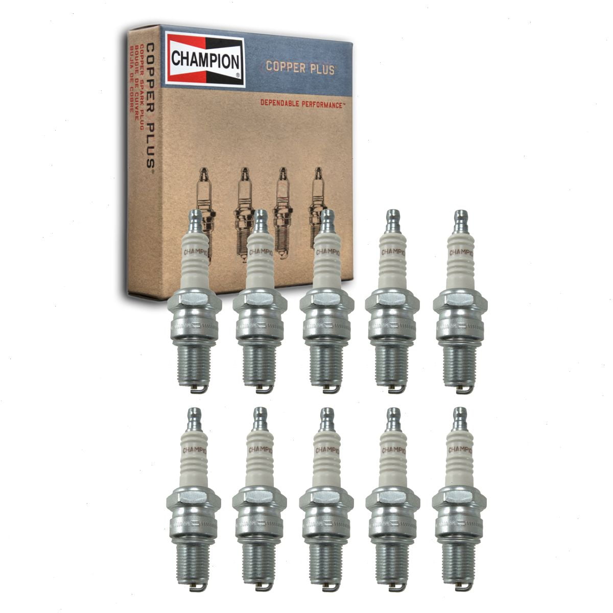 10 pc Champion 803 Copper Plus Spark Plugs for 14G2 7533 AG2 AG2X B6ES ...