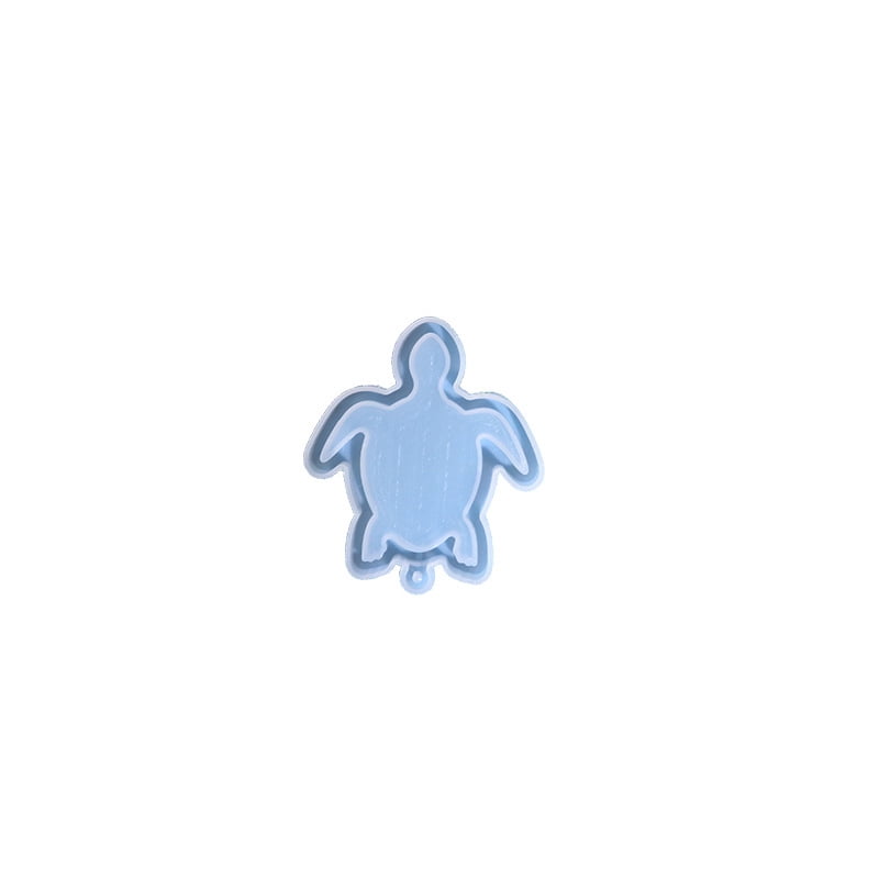 10 pc DIY Food Grade Silhouette Silicone Pendant Molds Sea Animal ...
