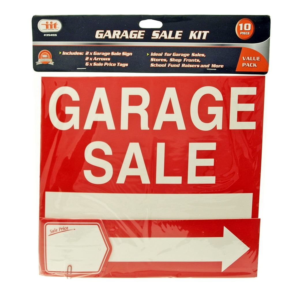 10-pc. Garage Sale Sign Kit - Walmart.com
