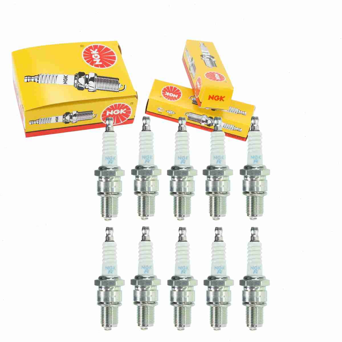10 pc NGK 5722 Standard Spark Plugs for 065-01402-50 09482-00098 09482 ...