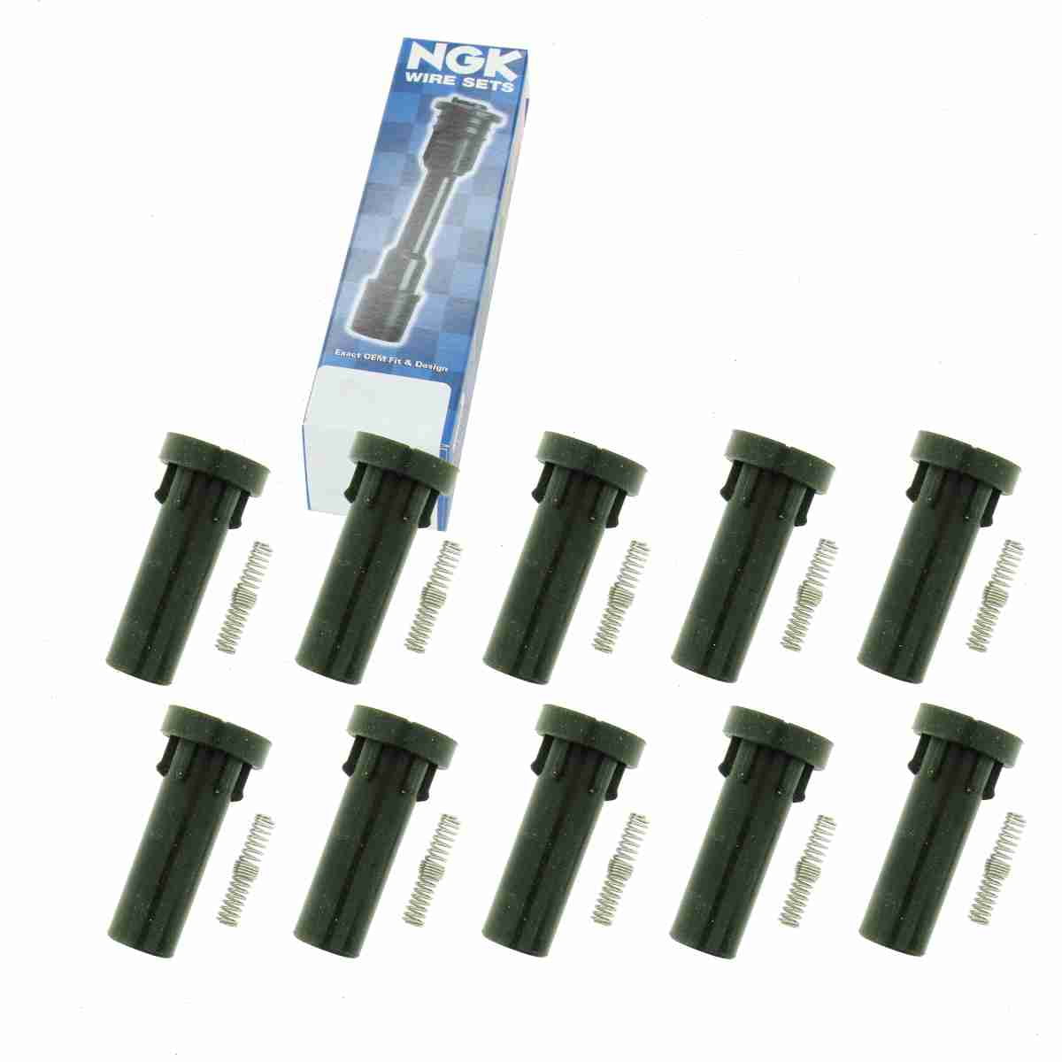 10 pc NGK 58964 Ignition Coil Boots for 138024 671-8183 702517 7891K ...