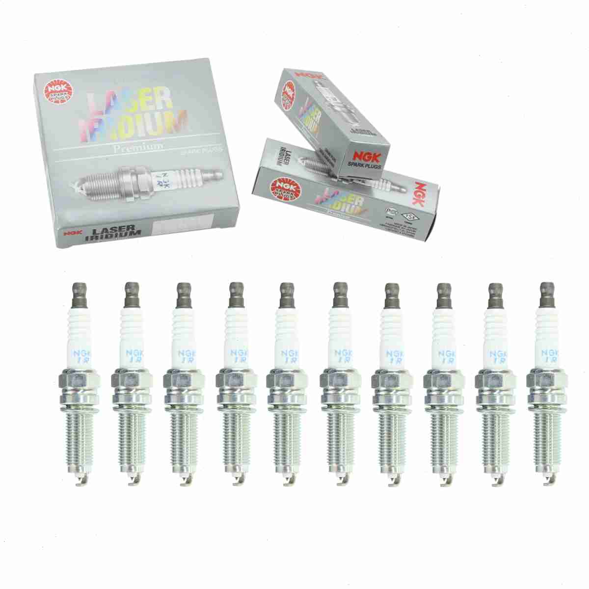 10 pc NGK 7751 Laser Iridium Spark Plugs for 12290-R70 -A010-M1 12290 ...