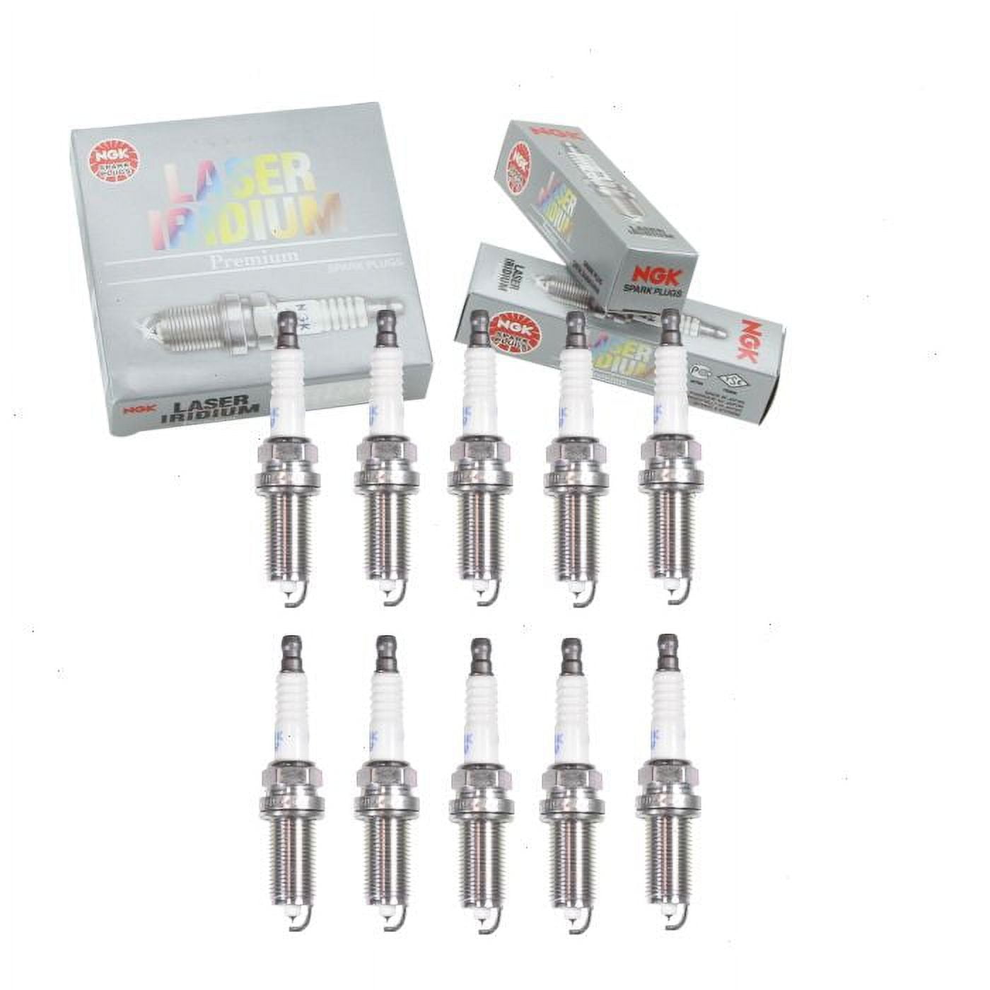 10 pc NGK 92145 Laser Iridium Spark Plugs for 6734 8162 9010 9055 9673 ...