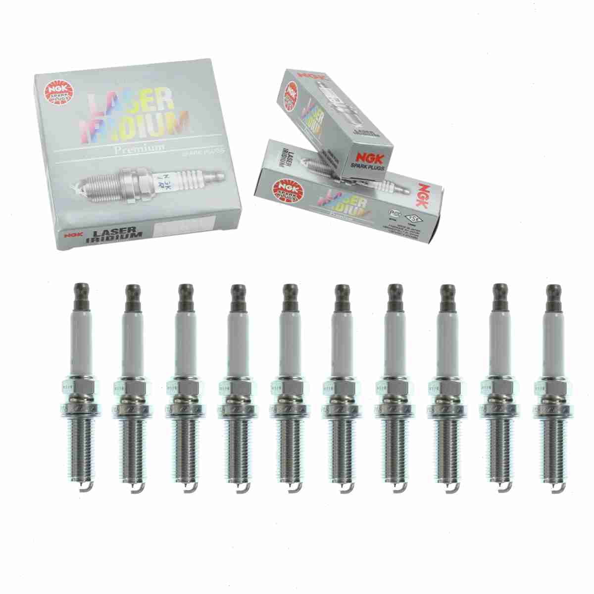 10 pc NGK 94940 Laser Iridium Spark Plugs for 8W93-12405-ABB AJ812146 ...