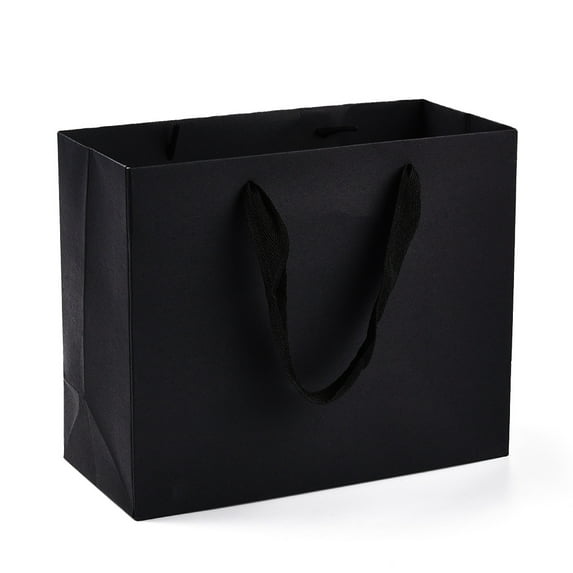 10 pc Rectangle Paper Bags with Rope Handles for Gift Bags and Shopping ...
