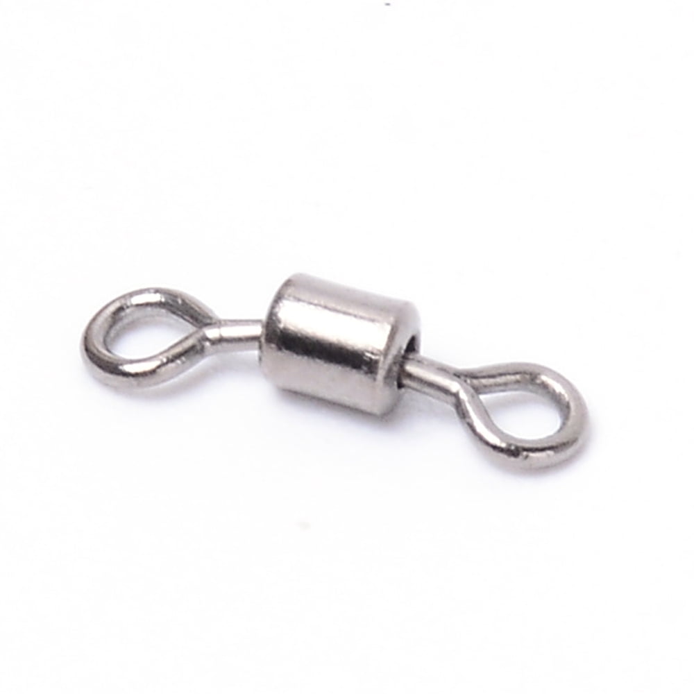 10 pc Stainless Steel Fishing Rolling Bearing Connector Rolling Barrel ...