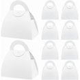 10 pc Trapezoid Cardboard Boxes with Handle Bakery Box for Party ...