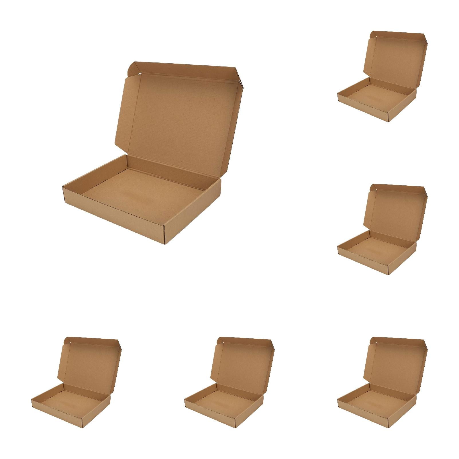 10 pcs 13 x 10 x 2 in Stackable Cardboard Boxes – Space-Saving Storage ...