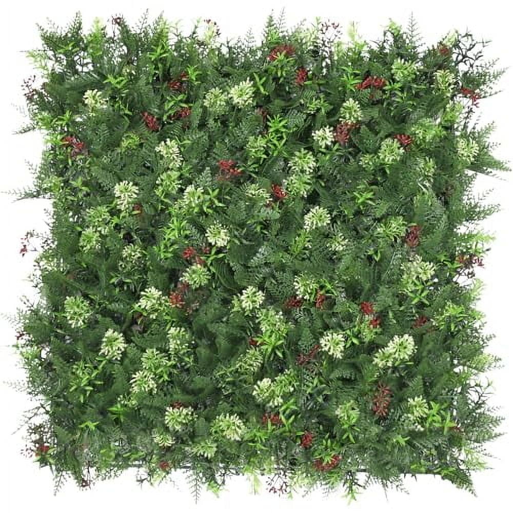 10 pcs 20" x 20" Artificial Boxwood Panel Hedge Topiary Plant Grass ...