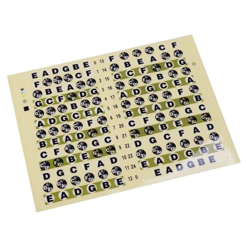 10 pcs Acoustic Electric Guitar Fretboard Note Music Sticker For Sale ...