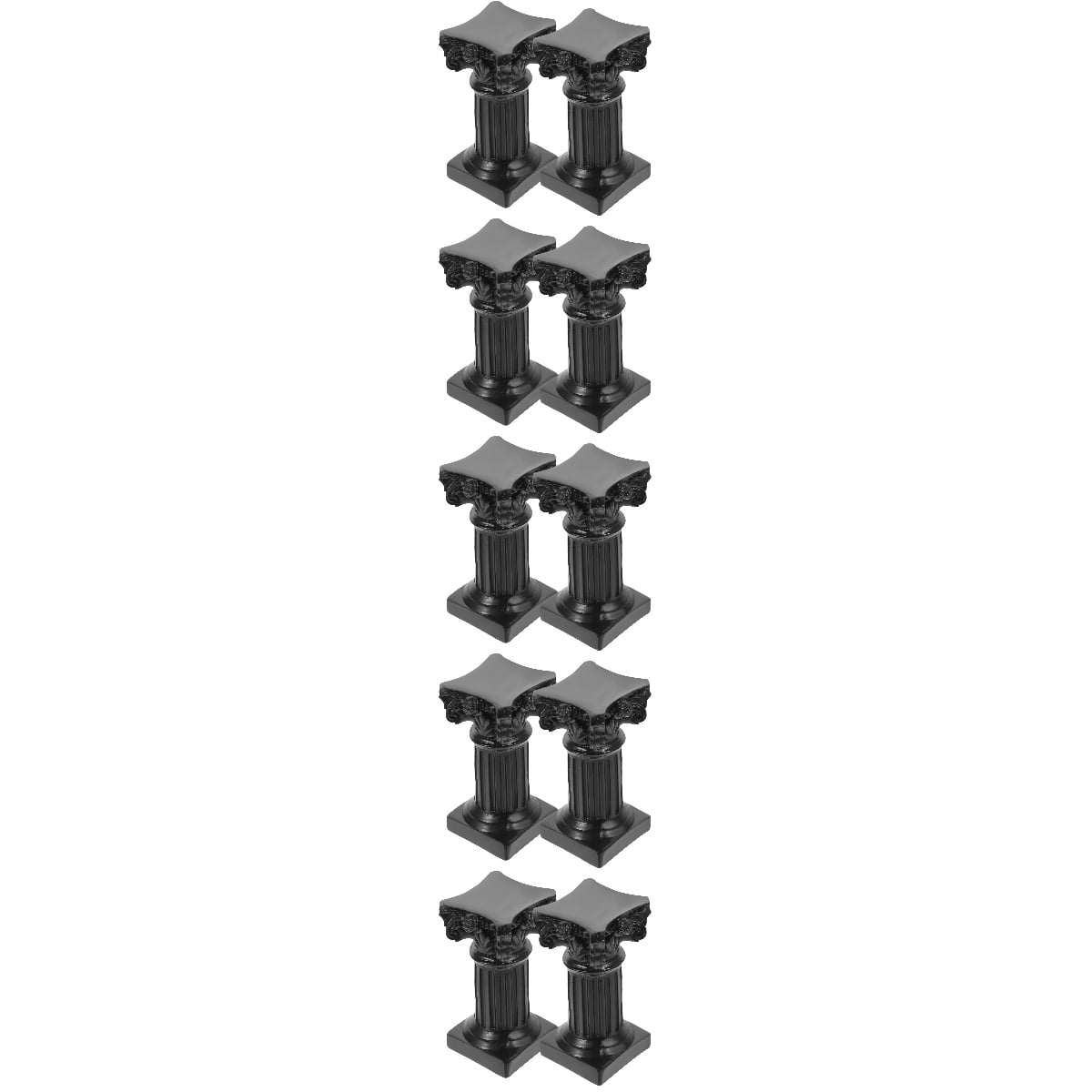 10 pcs Antique Roman Column Candle Holders Greek Column Statues Roman ...