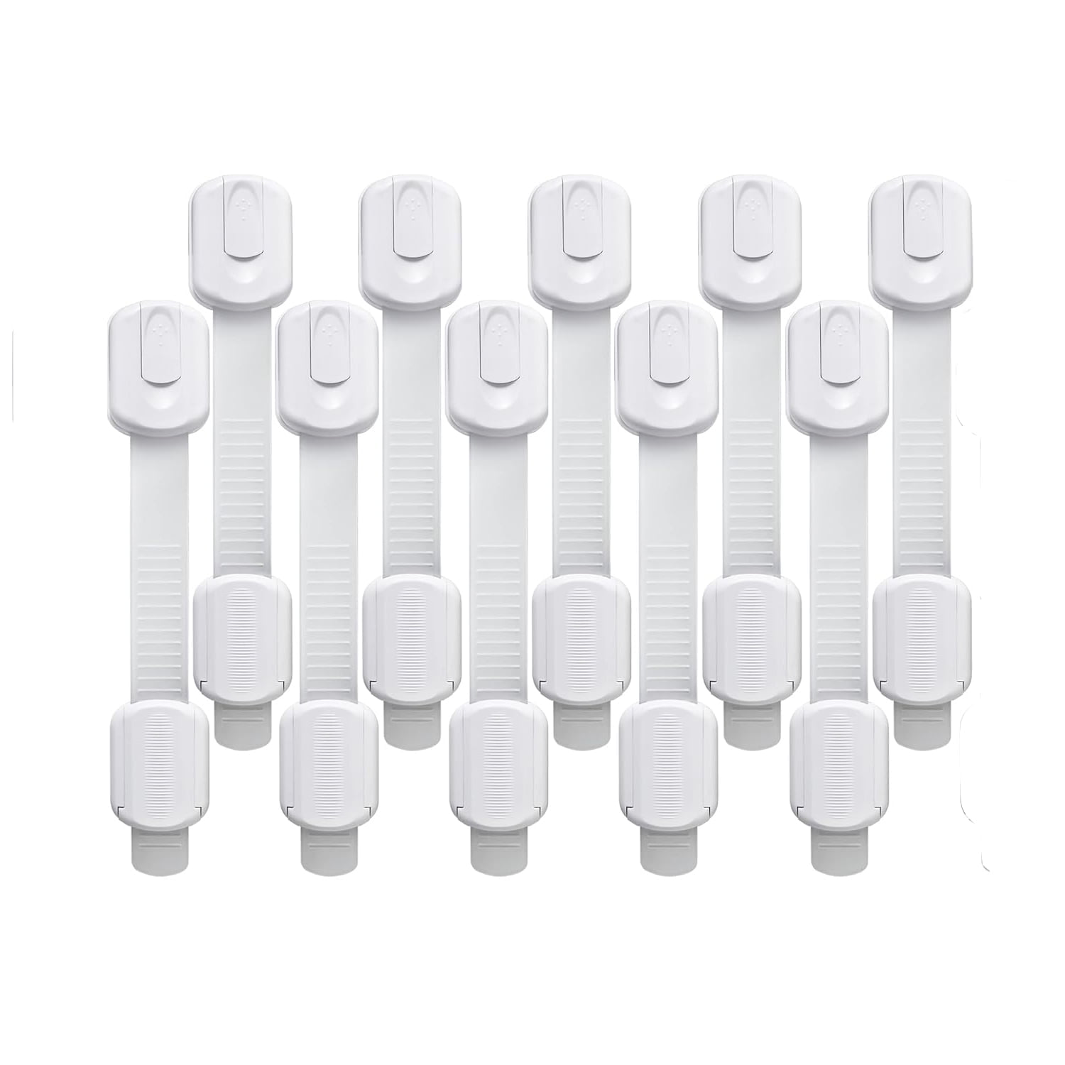 10 pcs Baby Proofing Safety Strap Locks, Child Proof Cabinet Latches ...