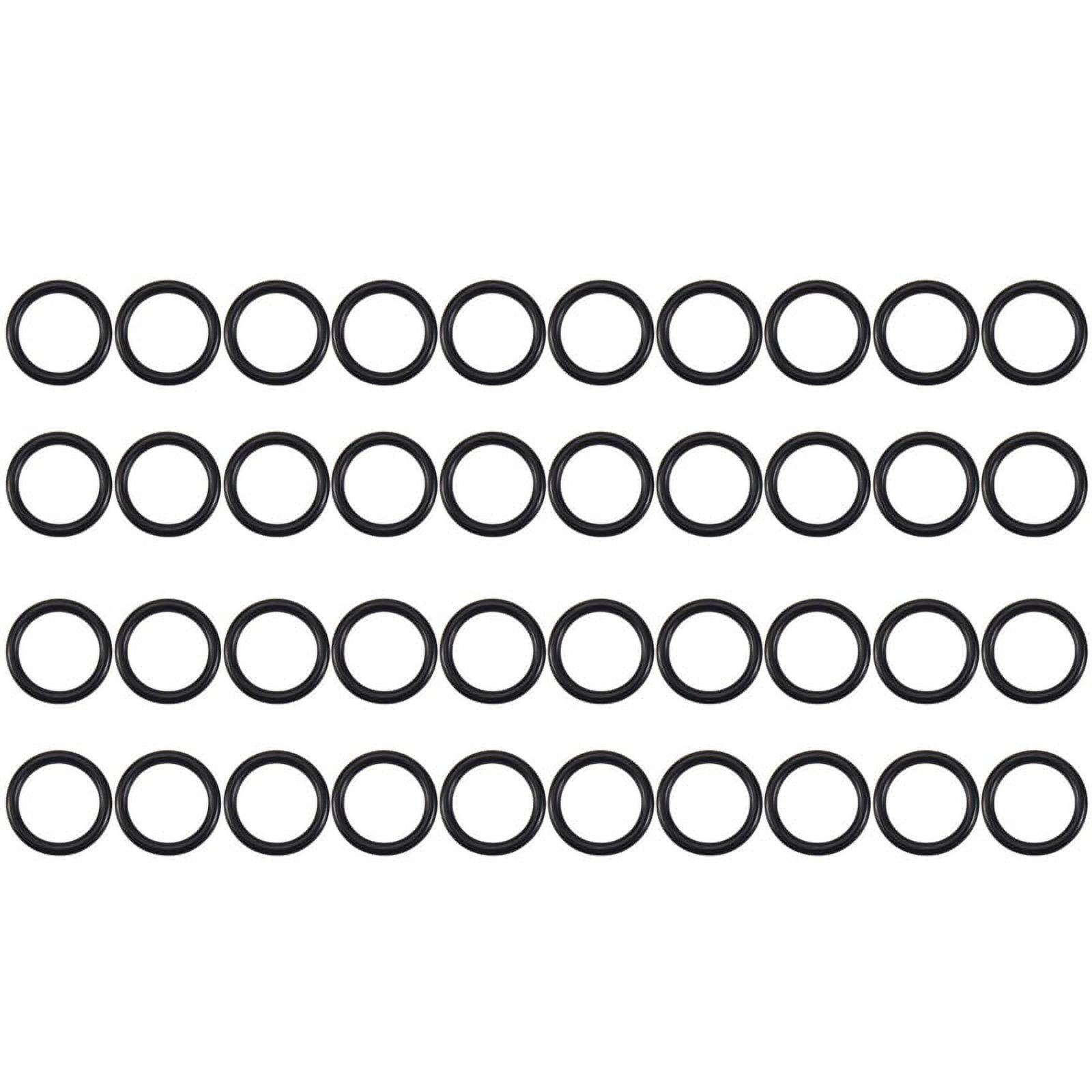 10 pcs Black Rubber Oil Seal O Shaped Rings Seal washers 16 x 12 x 2 mm ...