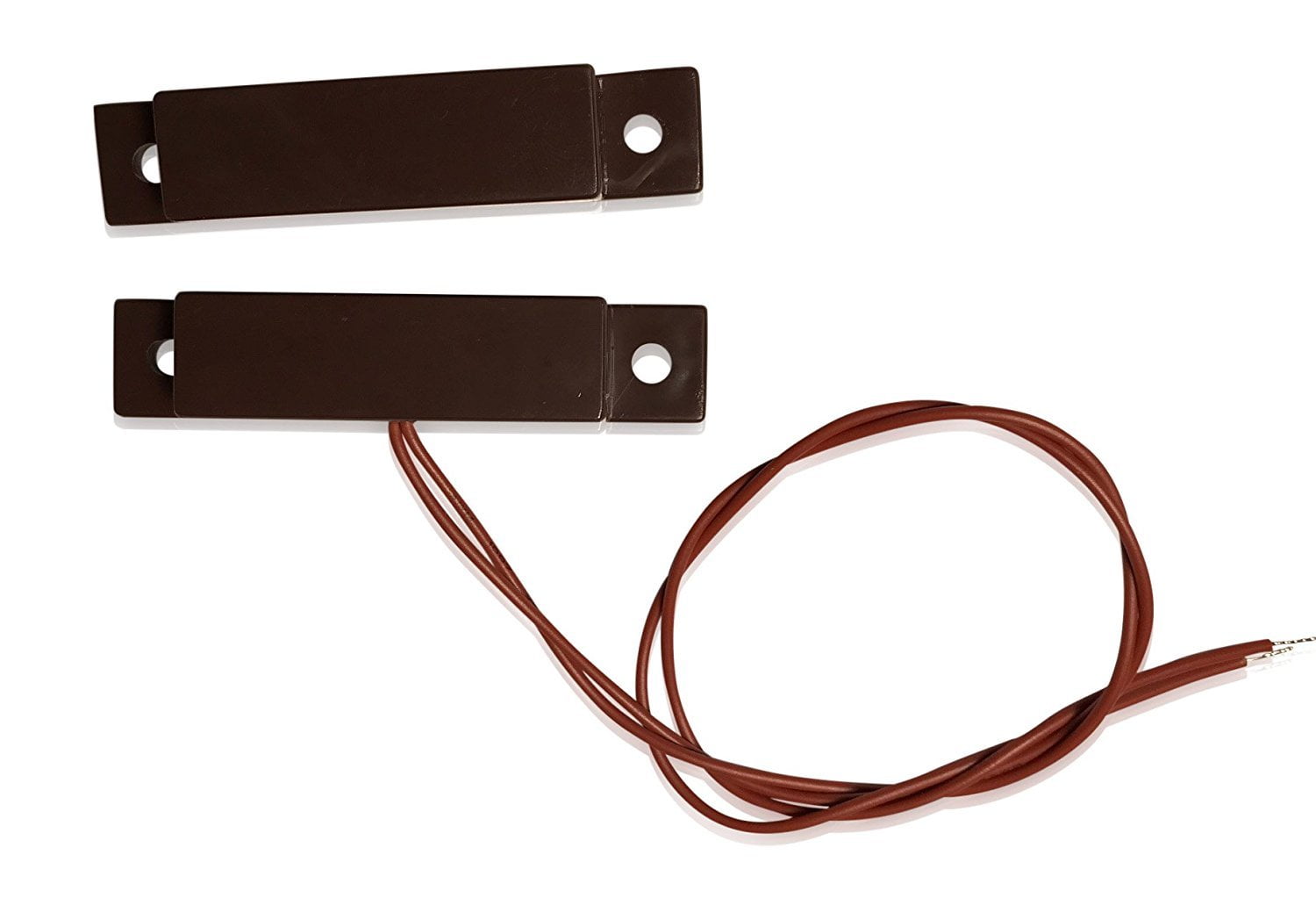 10 pcs Brown Wired Door Contacts Surface Mount NC Security Alarm Door ...