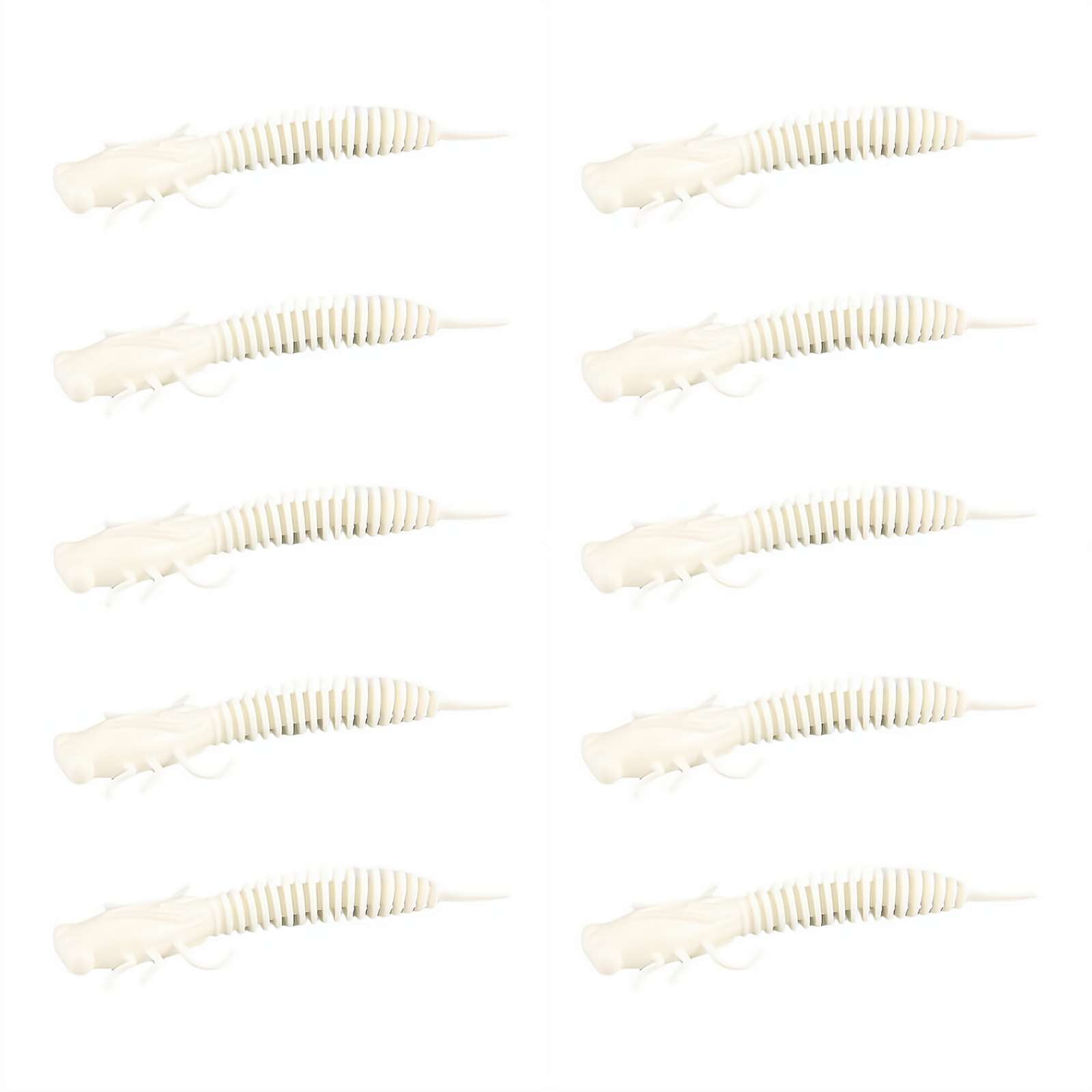 10 pcs Chariot Bug Soft Lures, Wacky Worms Baits for Bass Fishing ...