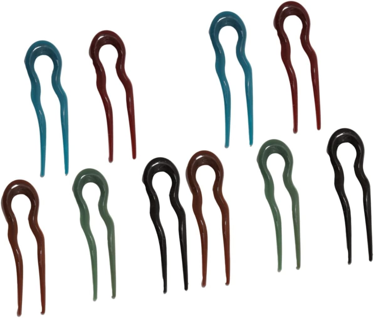 10 pcs Chopstick Blue Insert Accessories Lady Hair Hairpin Handmade ...