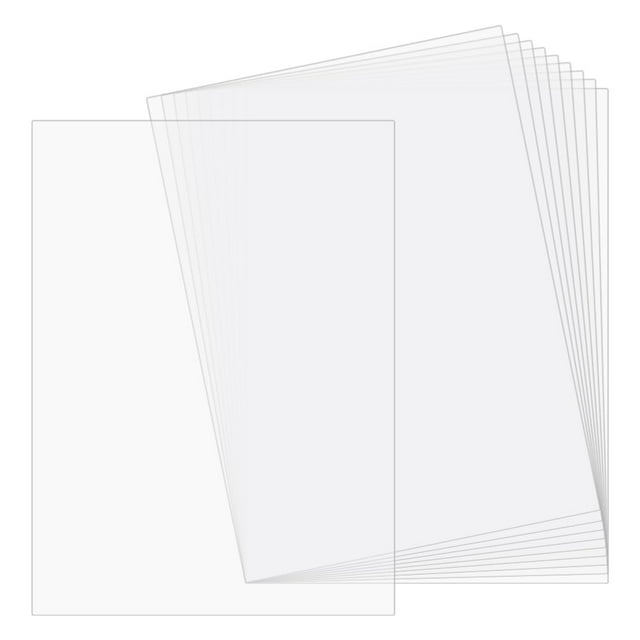 10 pcs Clear Plastic Sheet Styrene Sheets 8.3"x11.7"x0.023" Craft ...