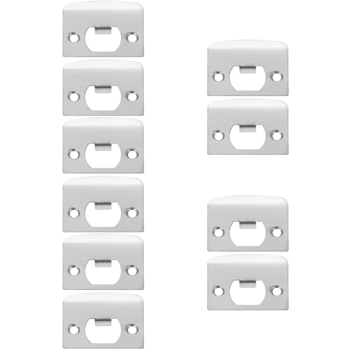 10pcs Stainless Steel Door Strike Plates and Deadbolt Covers, Door ...