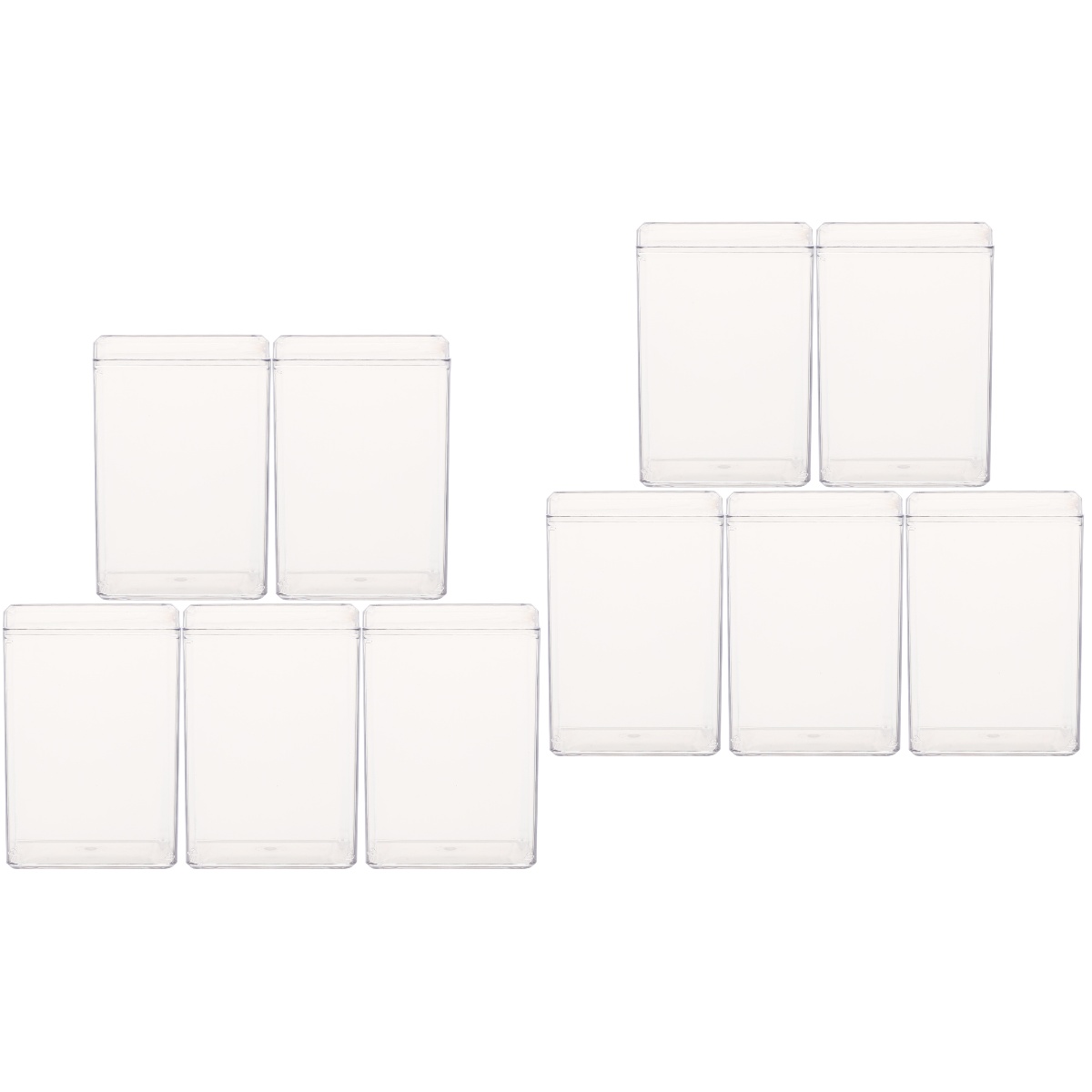 10 pcs Doll Display Case Doll Holder Desktop Transparent Single Hand ...