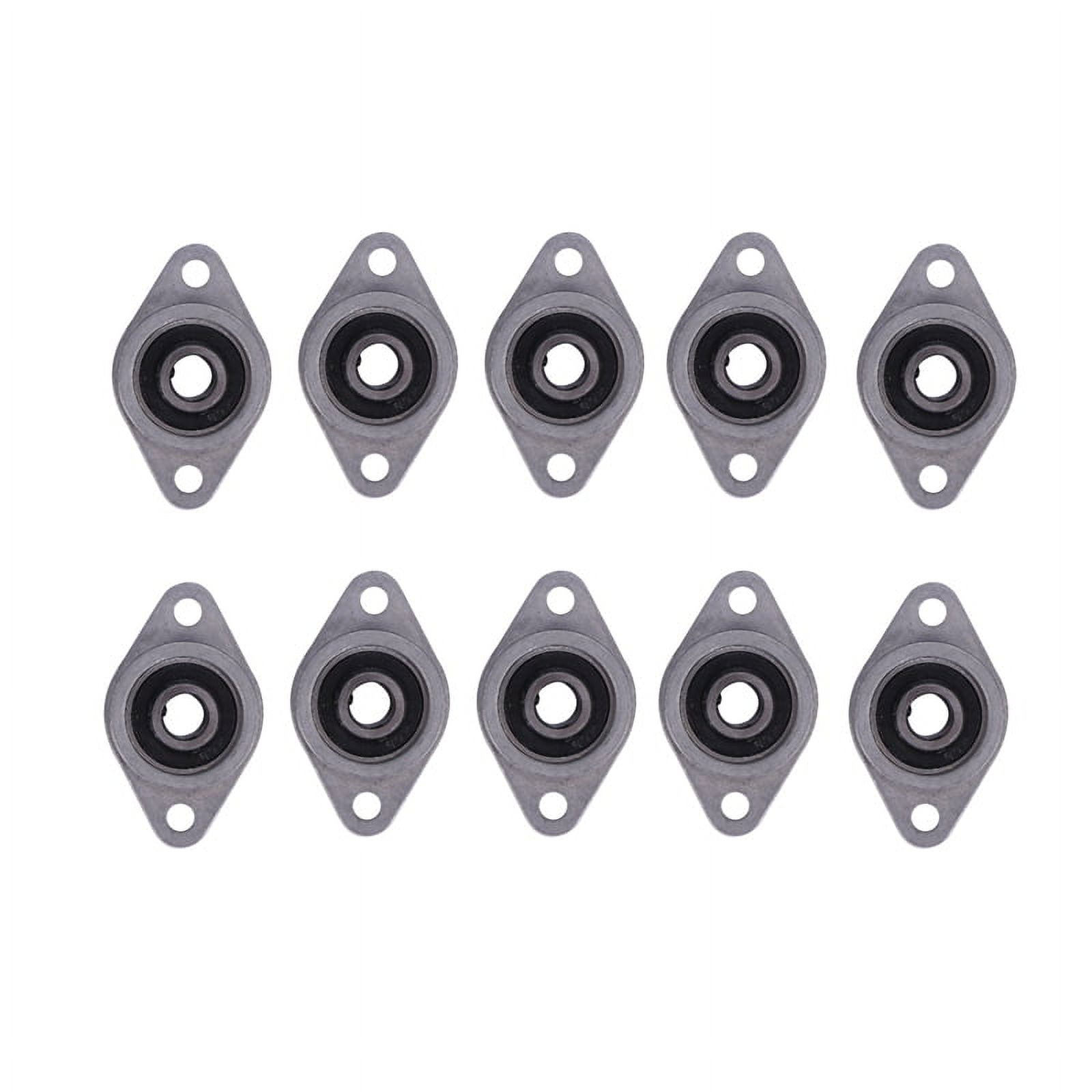 10 pcs KFL08 8mm diameter zinc alloy bearing housing FL08 K08 pillow ...