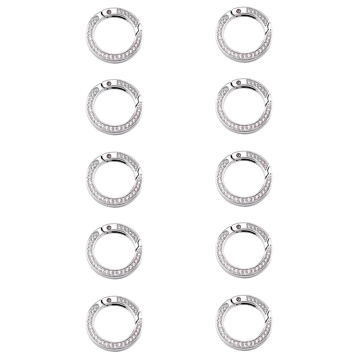 10 pcs Key Rings Split Rings, Key Rings for Keychains, Keychain Ring ...