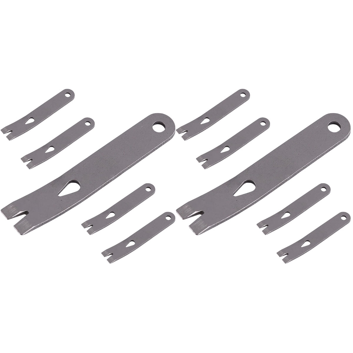 10 pcs Mini Crank Crowbars Stainless Steel Pocket Pry Bars Stainless ...