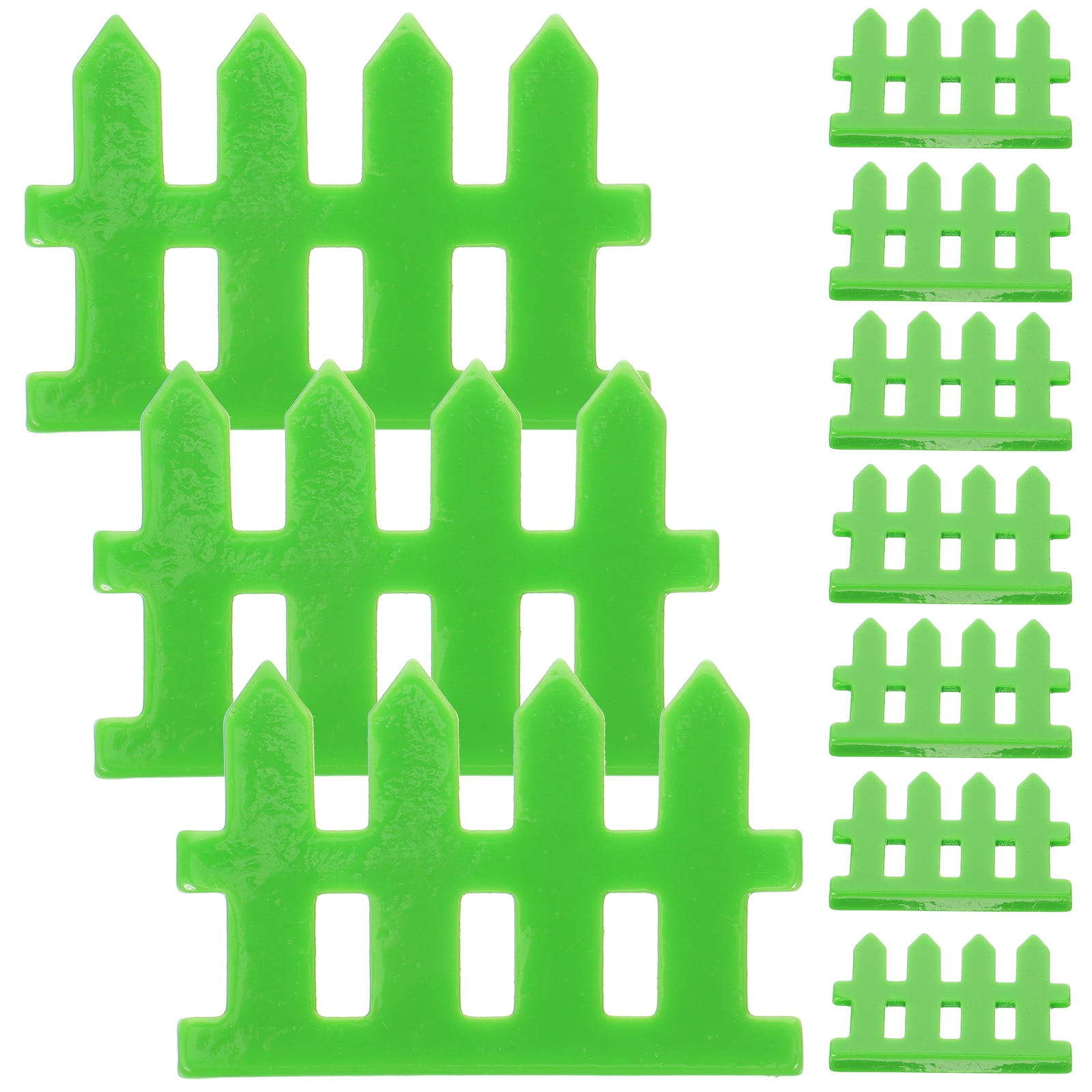 10 pcs Mini Picket Fence Dolls House Miniature Fence Mini Garden Fence ...