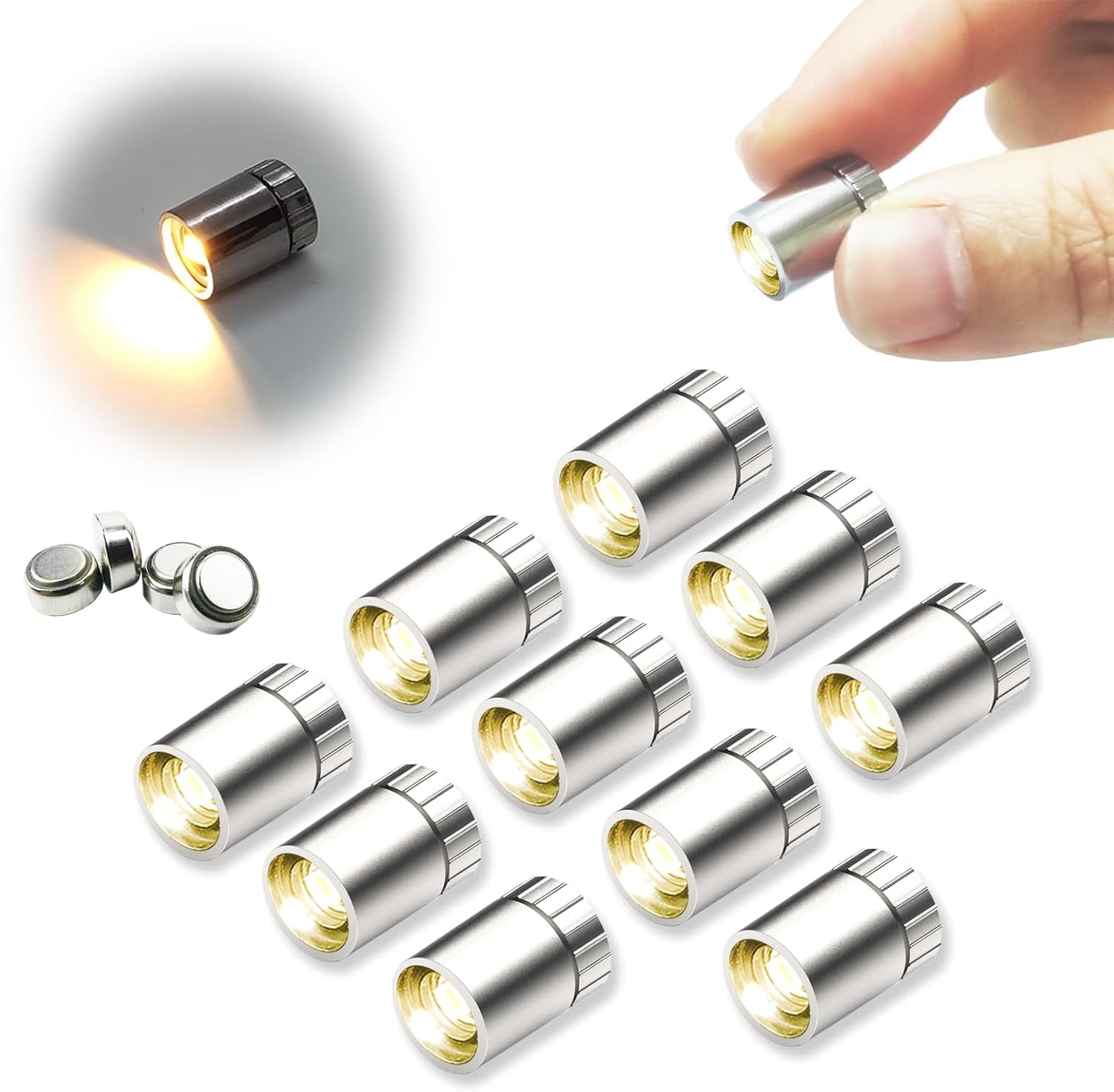 10 pcs Miniature Led Lights,Tiny Lights for Hand Craft/DIY,Miniature ...