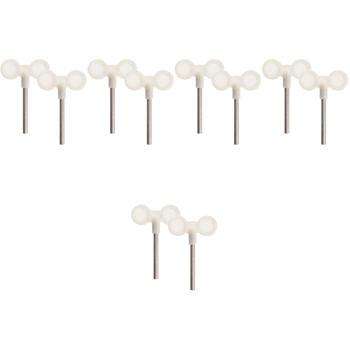 10 pcs Music Box Winder Key Replacement Winding Key 45mm T Shape Bar ...