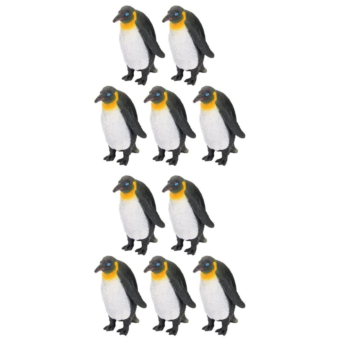 10 pcs Penguin Collection Plastic Ocean Animal Penguin Figure Model for ...