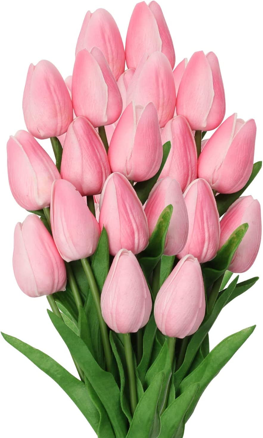 10 pcs Pink Tulips Artificial Flowers Real Touch Fake Tulips Fake ...
