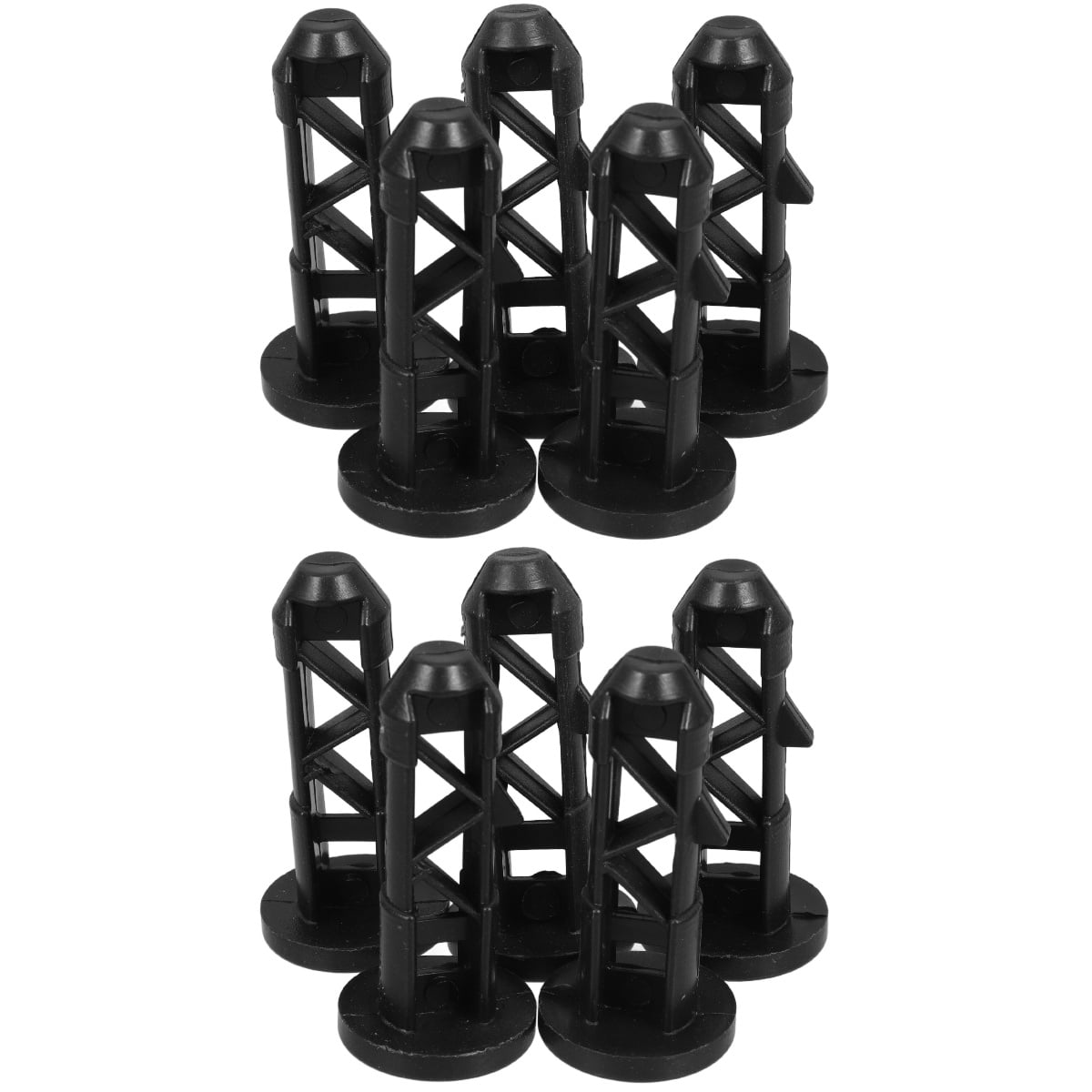 10 pcs Plastic Dustbin Cover Plugs Garbage Cans Lid Connecting Shafts ...