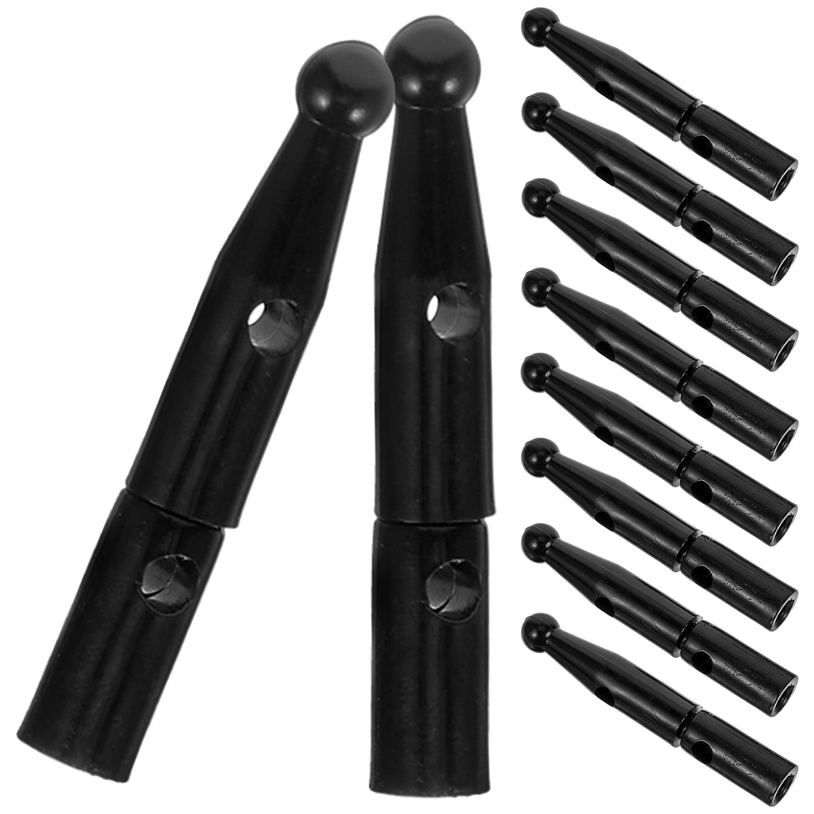 10 pcs Rain Umbrella Tail Beads Plastic Umbrella Bone Covers ...