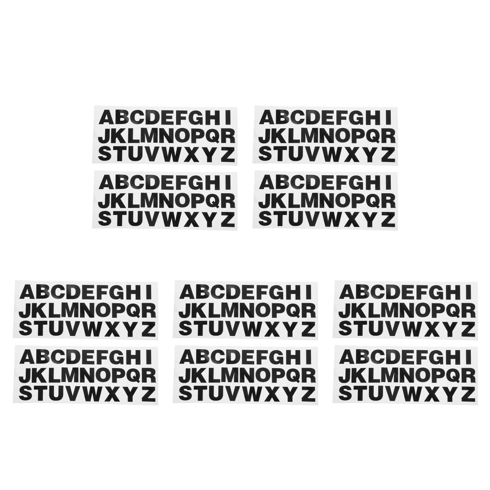 10 pcs Reflective Alphabet Stickers Cars Motorcycles Letters Custom ...