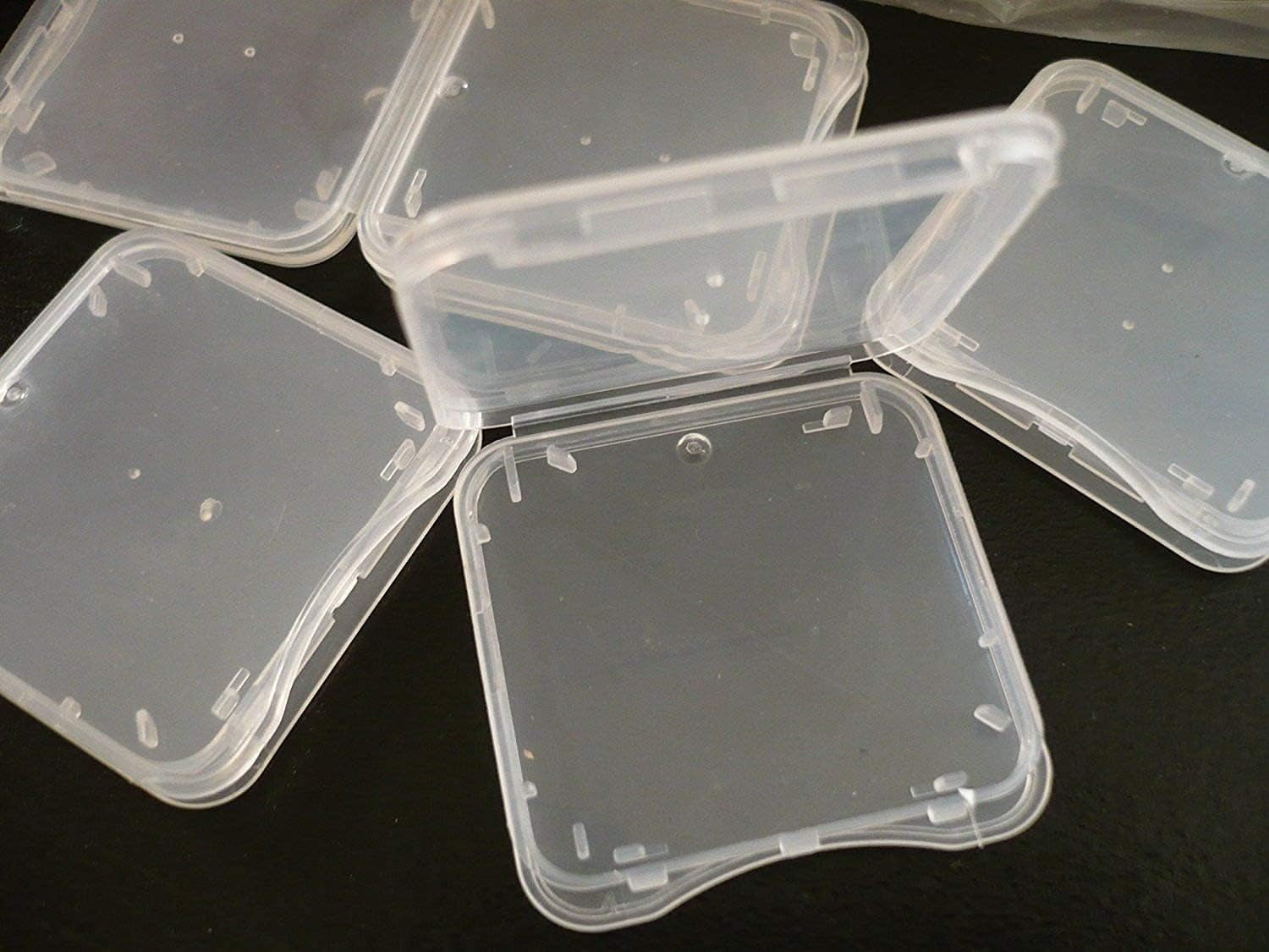 10 pcs SD MMC / SDHC PRO DUO Memory Card Plastic Storage Jewel Case ...