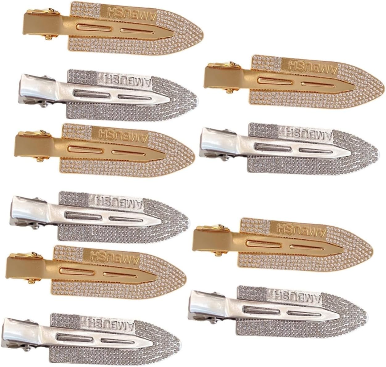 10 pcs Shiny Hairpin Headdress women's hair clips flat hair clips hair ...