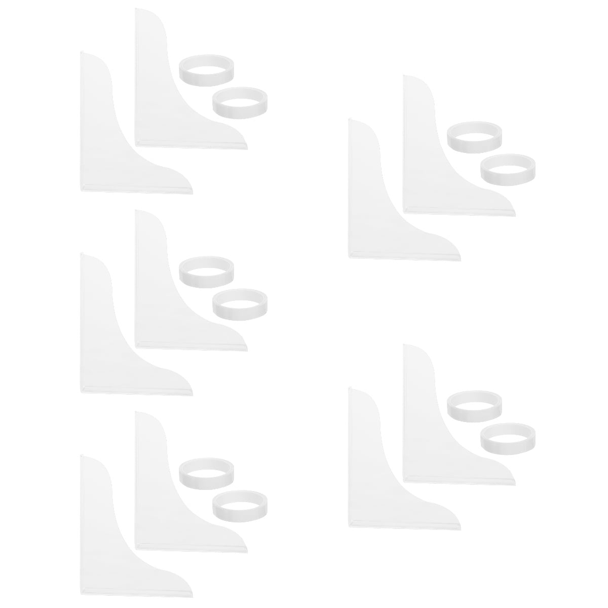 10 pcs Shower Splash Guards Basin Splash Guards Bathtub Splash Guards ...