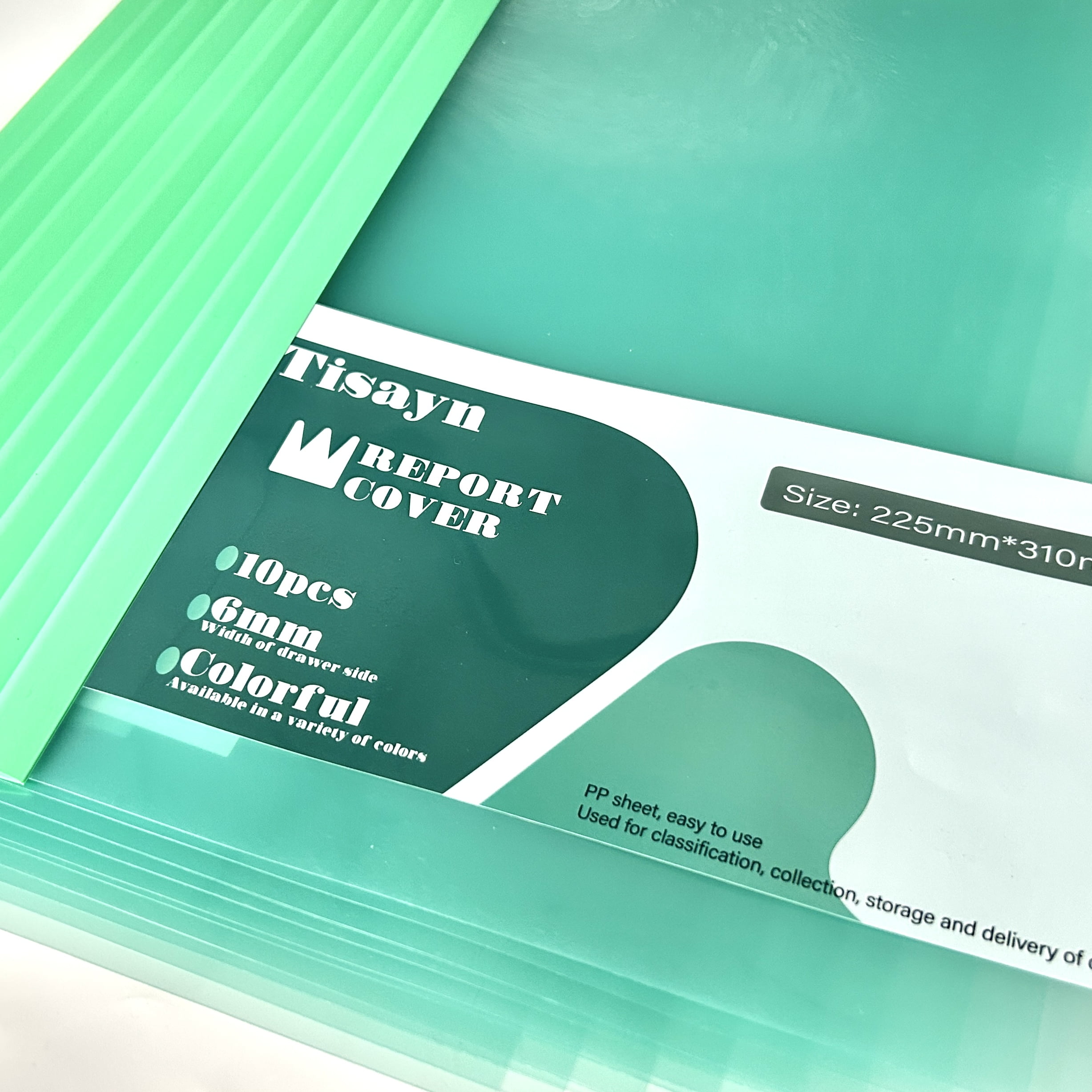 10 pcs Sliding Bar Clear Report Covers, Transparent Resume Presentation ...