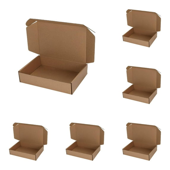 10 pcs Small Cardboard Storage Boxes 9*6*2 in – Stackable Organizer ...