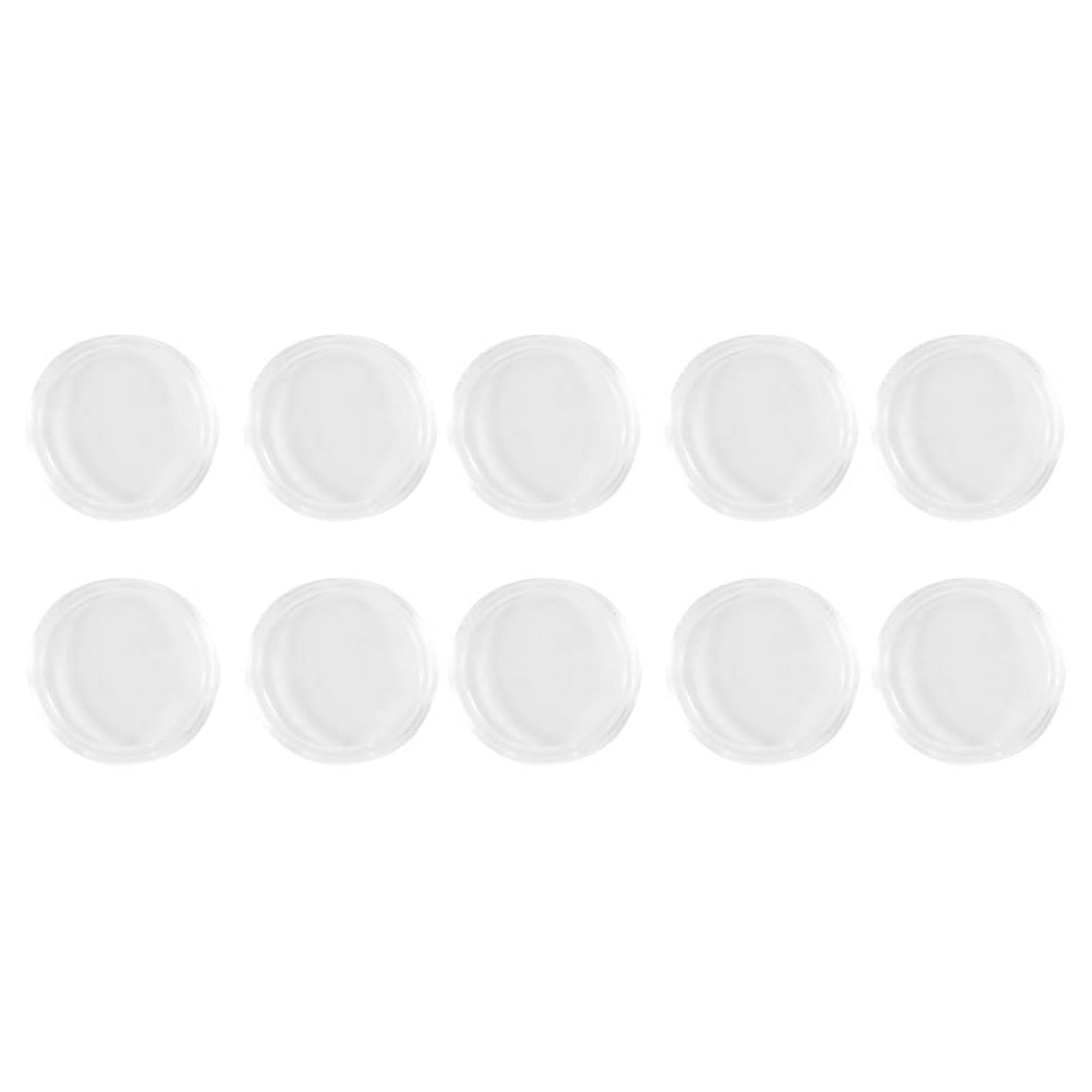 10 pcs Small round transparent plastic coin capsules box 20mm - Walmart.com