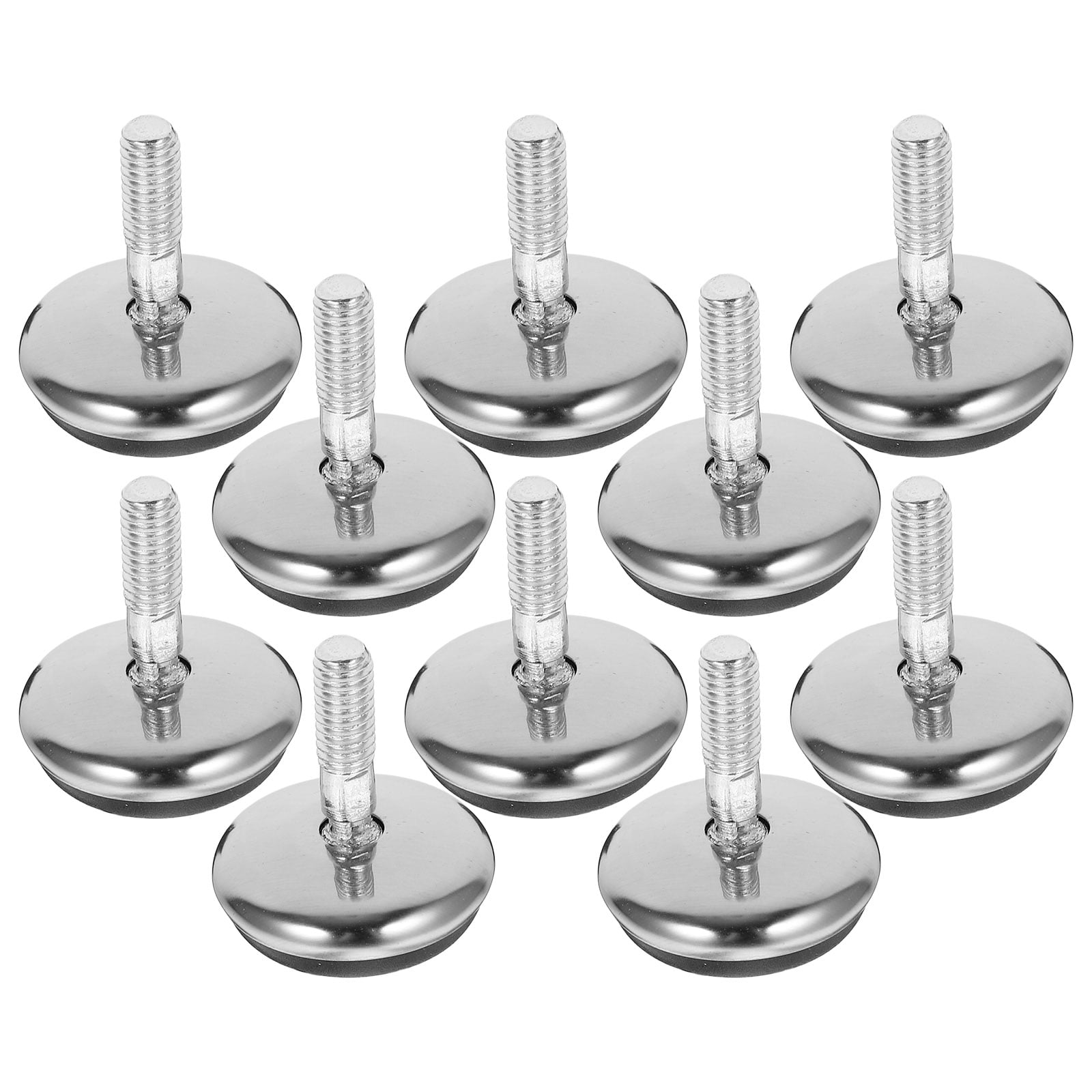 10 pcs Table Levelers Legs Adjustable Furniture Leveling Feet Screw on ...