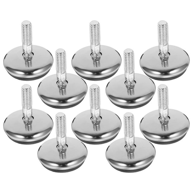 10 pcs Table Levelers Legs Adjustable Furniture Leveling Feet Screw on ...
