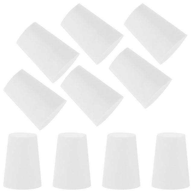 10 pcs Test Tube Plug Rubber Flask Stopper Test Tubes Bungs Stopper ...