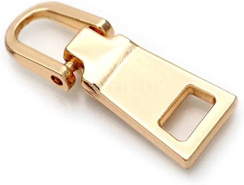 10 pcs Zipper Pull Zip Puller Tap Slider Pull Tap Quality Metal Puller ...