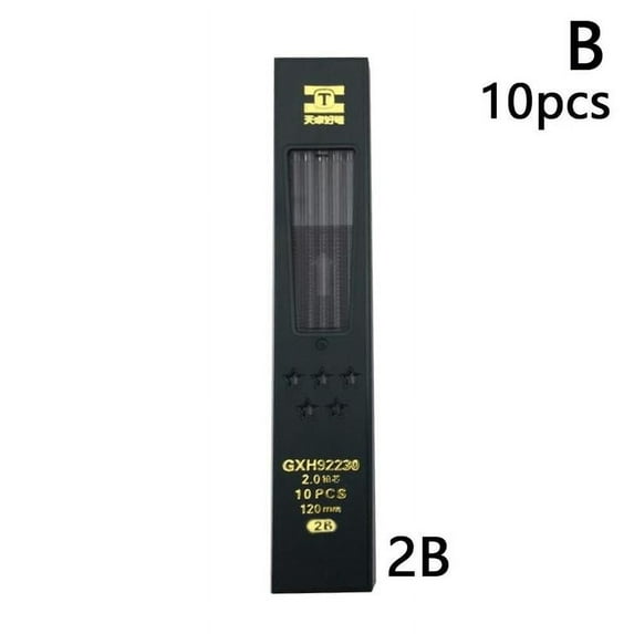 10 pcs/box 2B HB 2.0mm Mechanical Pencil Lead Refill Student Y2P3 US - Walmart.com