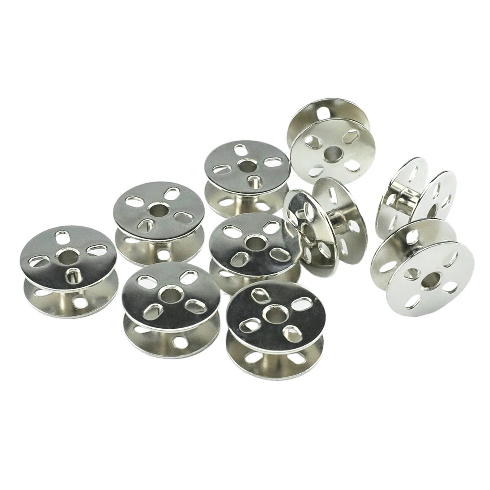 10 pcs/lot 150971-001 Metal Steel Bobbin Fit Brother B837, B838, Seiko 8BL, LPW-28BL, Consew 244 ...