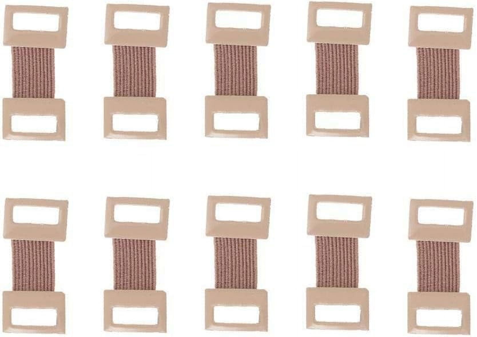 10-piece skin-colored elastic bandage clips, expandable metal clips ...