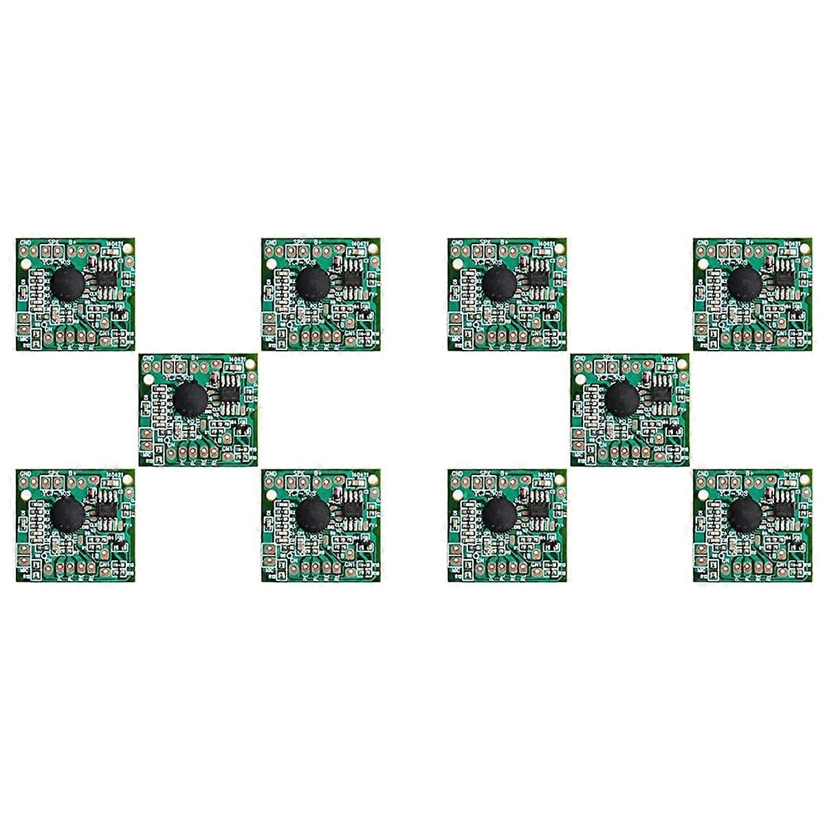 10 pieces 30 seconds voice playback board electronic greeting card ...
